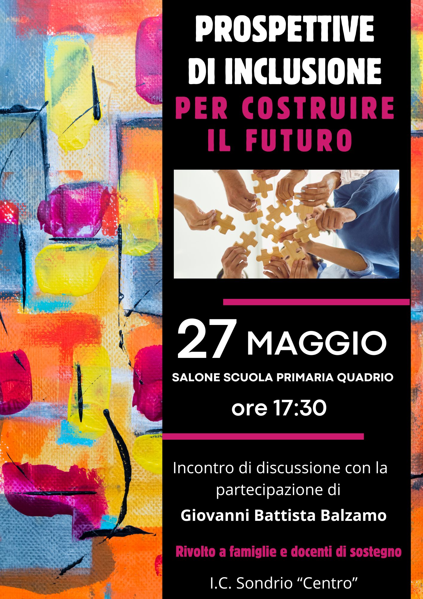 Prospettive di inclusione per costruire il futuro - Eventi - Istituto Comprensivo Sondrio Centro ...